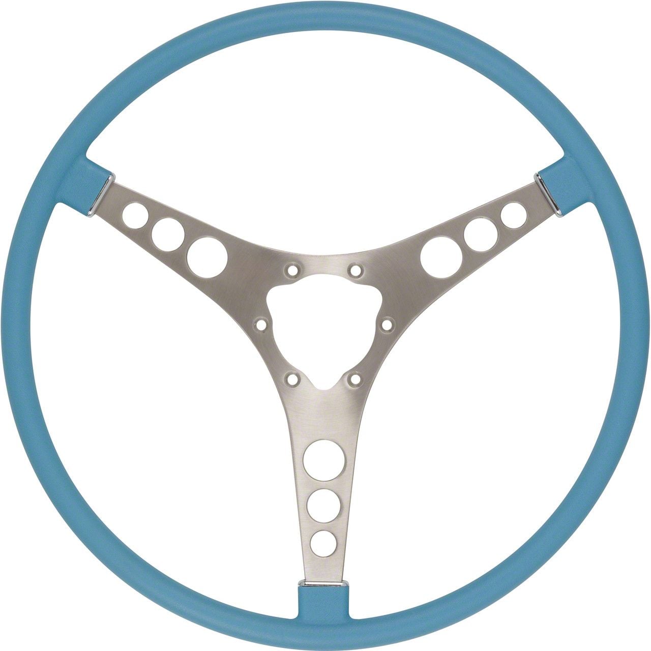 Ecklers 15-Inch Steering Wheel; Jewel Blue (1961 Corvette C1)