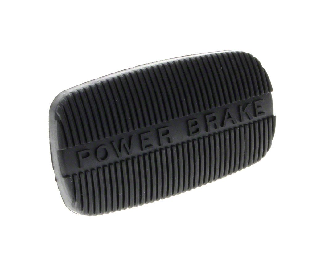 Ecklers Brake Pedal Pad with Power Brakes Logo (58-67 Corvette C1 & C2 ...