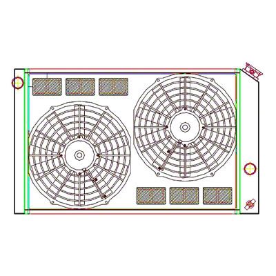 Ecklers ComboUnit CrossFlow Radiator without Coolant Level Sensor ...