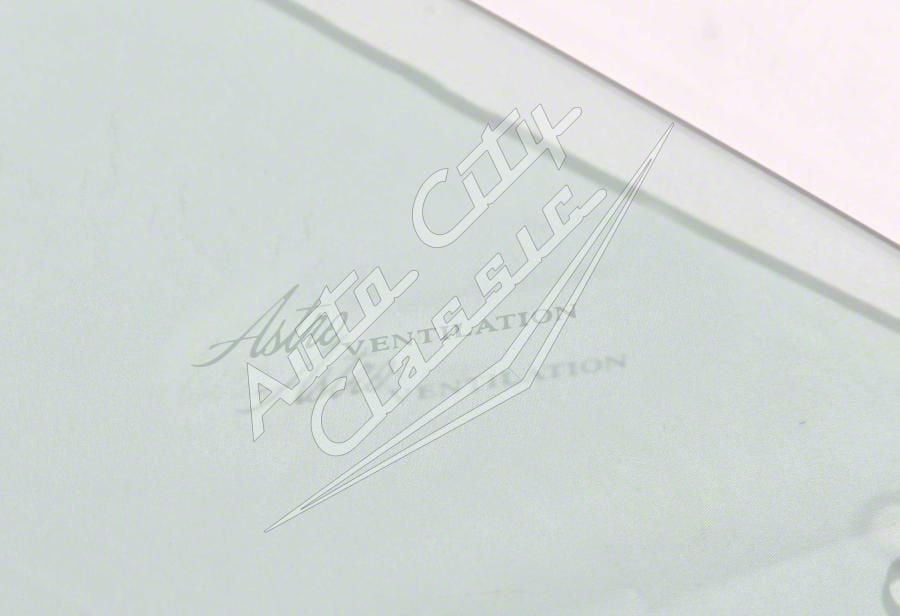Ecklers Door Glass with Astro; Green Tint; Passenger Side (Late 69-Mid ...