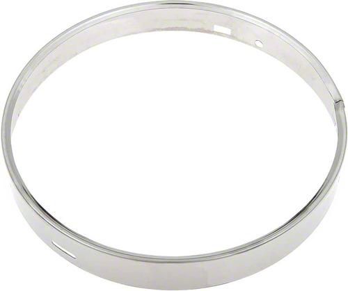 Ecklers Headlight Retaining Ring; Stainless Steel (56-57 Corvette C1)