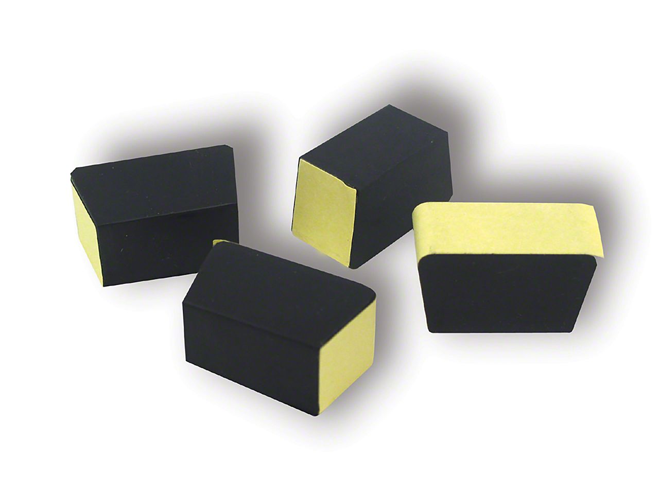 Ecklers Hood Alignment Bumper Cushion Set; 4-Piece (73-79 Corvette C3)