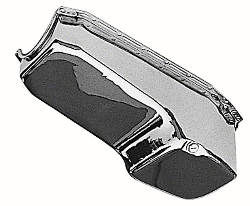 Ecklers OEM Style Oil Pan; 4-Quart; Chrome (79-85 Corvette C3 & C4 w ...