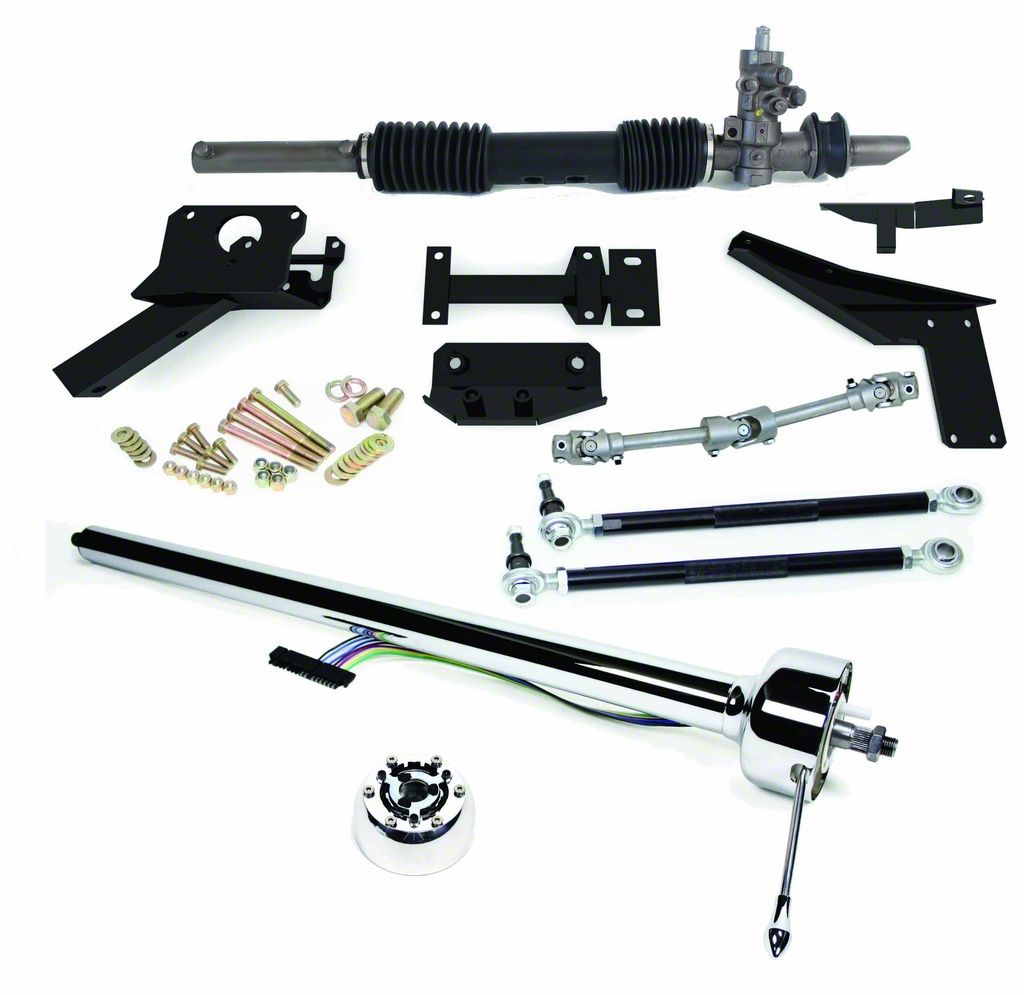 Ecklers Steeroids Manual Steering Rack and Pinion Conversion Kit with ...