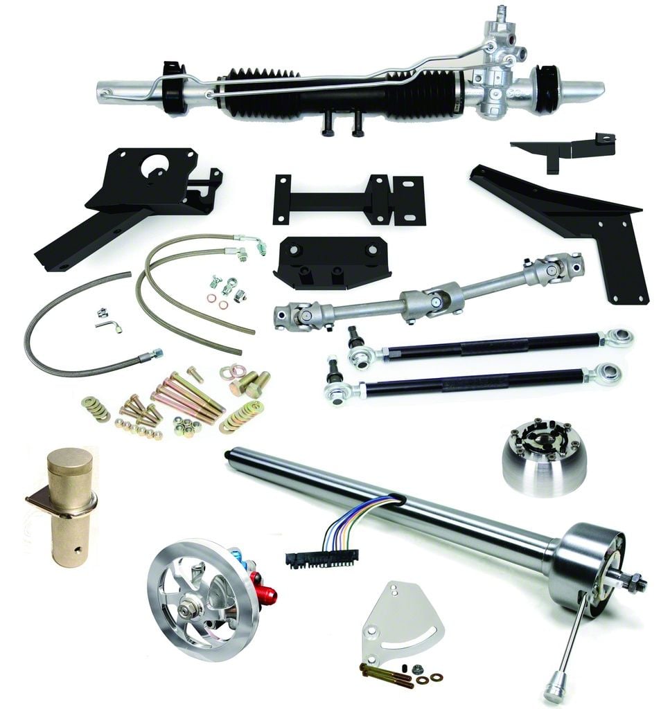 Ecklers Steeroids Power Steering Rack and Pinion Conversion Kit with ...