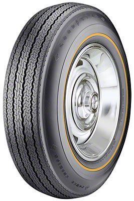 Ecklers Tire, 6.70/15 w/1 Whitewall, SuperCushion, Goodyr, 62-64 Ecklers Tire, 6.70/15 w/1 Whitewall, SuperCushion, Goodyr, 62-64