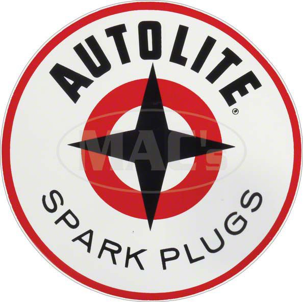 Ecklers Decal - Autolite Spark Plug - 4 Diameter (66-79 Bronco)