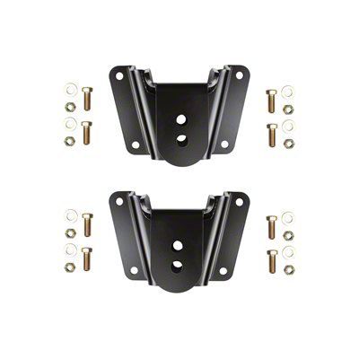 Detroit Speed Ecklers Leaf Spring Drop Hanger Kit; 1 to 2-Inch 040113DS ...