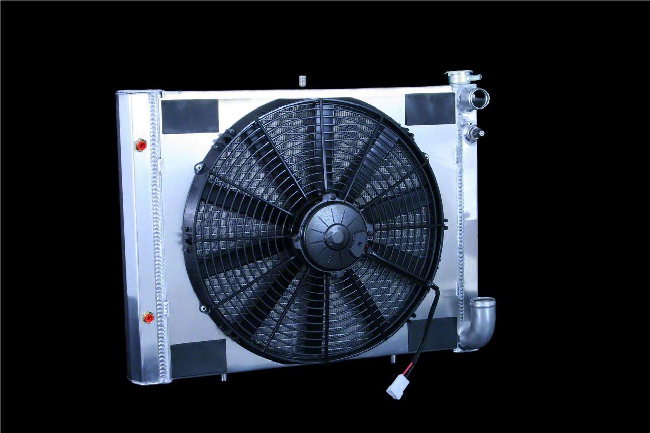 DeWitts Ecklers LS Swap Direct Fit Radiator and Fan Combo; Natural ...
