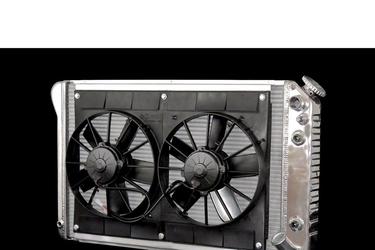 DeWitts Ecklers LS Swap Direct Fit Radiator and Fan Combo; Natural ...