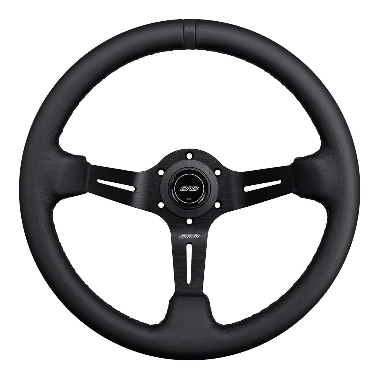 DND Performance Interior Universal EK Leather Race Steering Wheel; 75mm ...