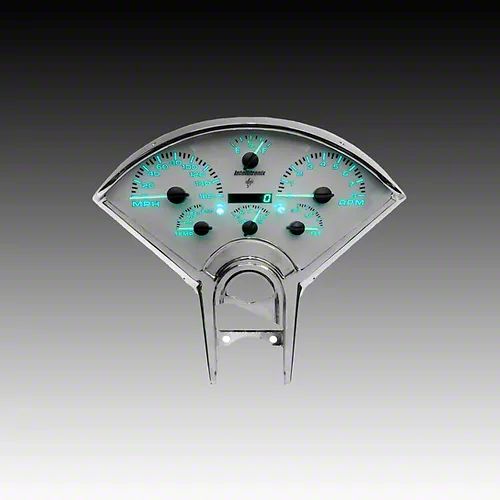 Ecklers Analog Gauge Panel with GPS Sending Unit and White Faceplate ...