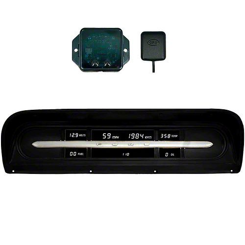 Ecklers LED Digital Gauge Panel with GPS Sending Unit; White (67-72 F ...