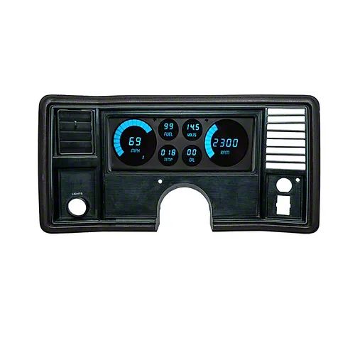Ecklers LED Digital Gauge Panel; Teal (78-88 Monte Carlo)