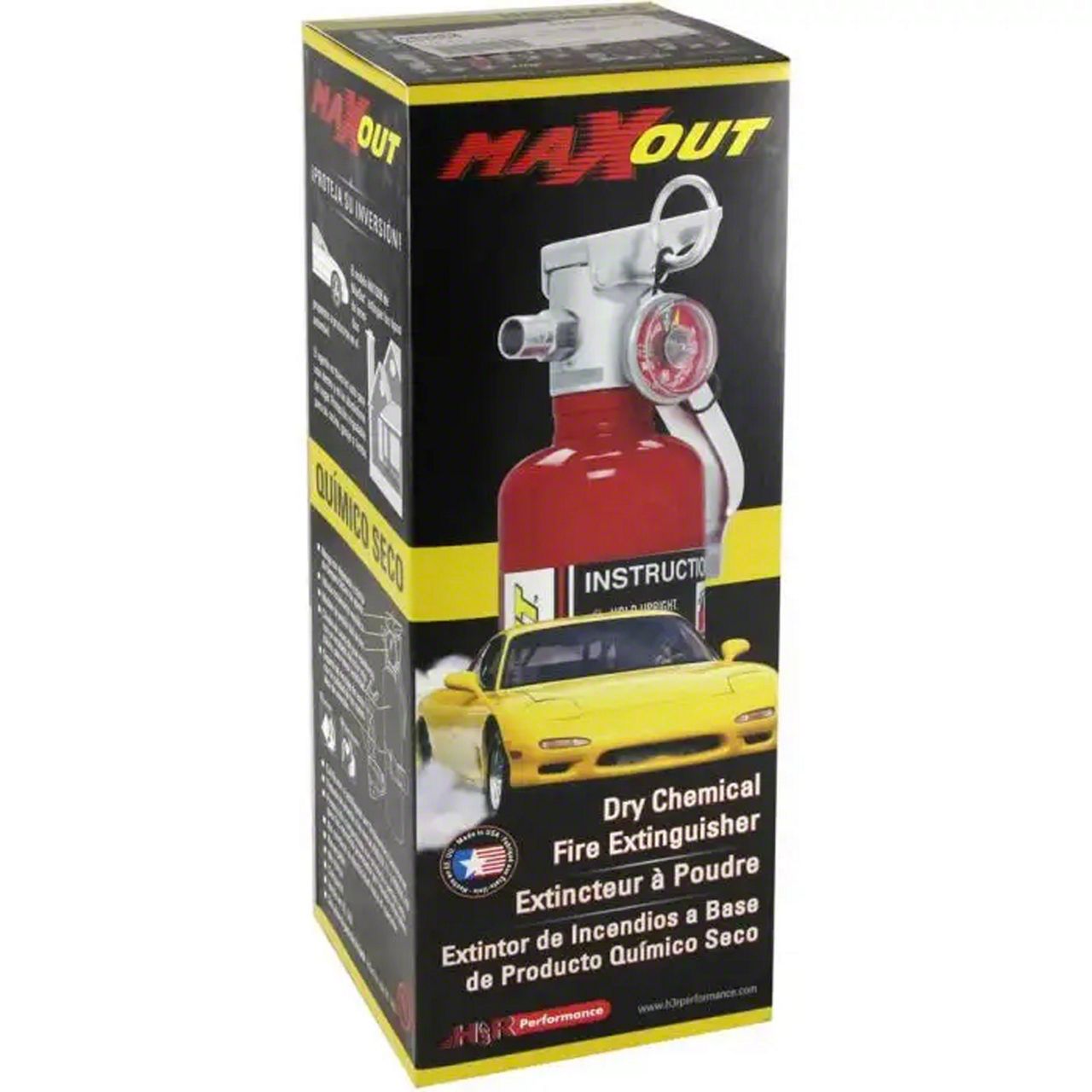 Ecklers Fire Extinguisher, H3R MaxOut Red, 1 LB, For Porsche