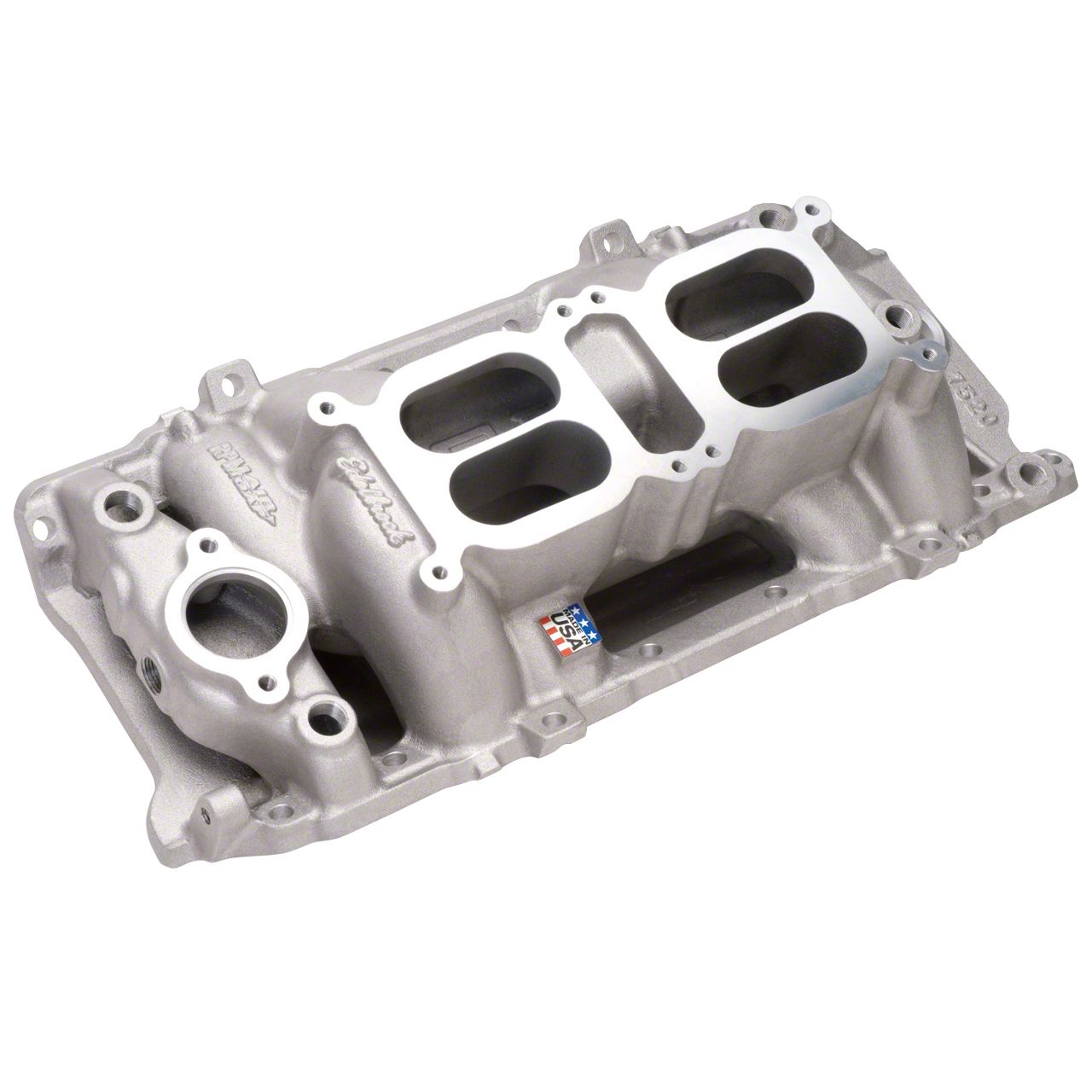 Edelbrock Ecklers Performer RPM Dual-Quad Air-Gap Intake Manifold; Oval ...