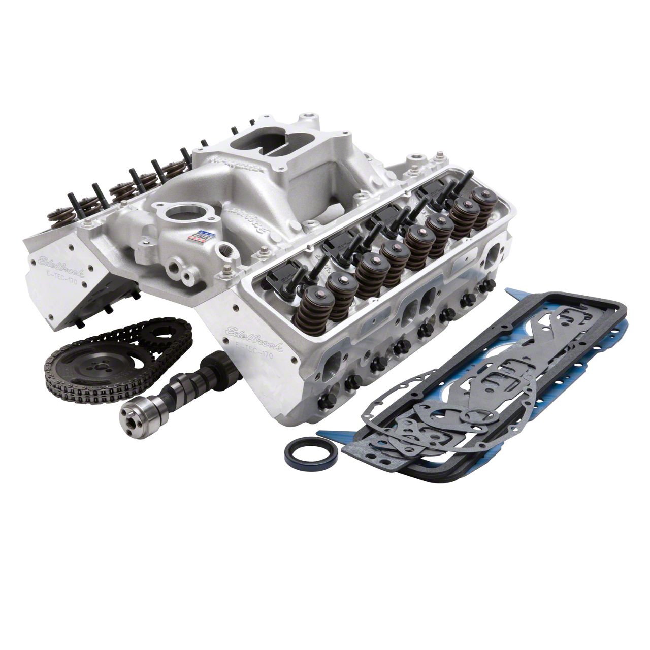 Edelbrock Ecklers Total Power Package 435 HP Small Block Chevy Top-End ...