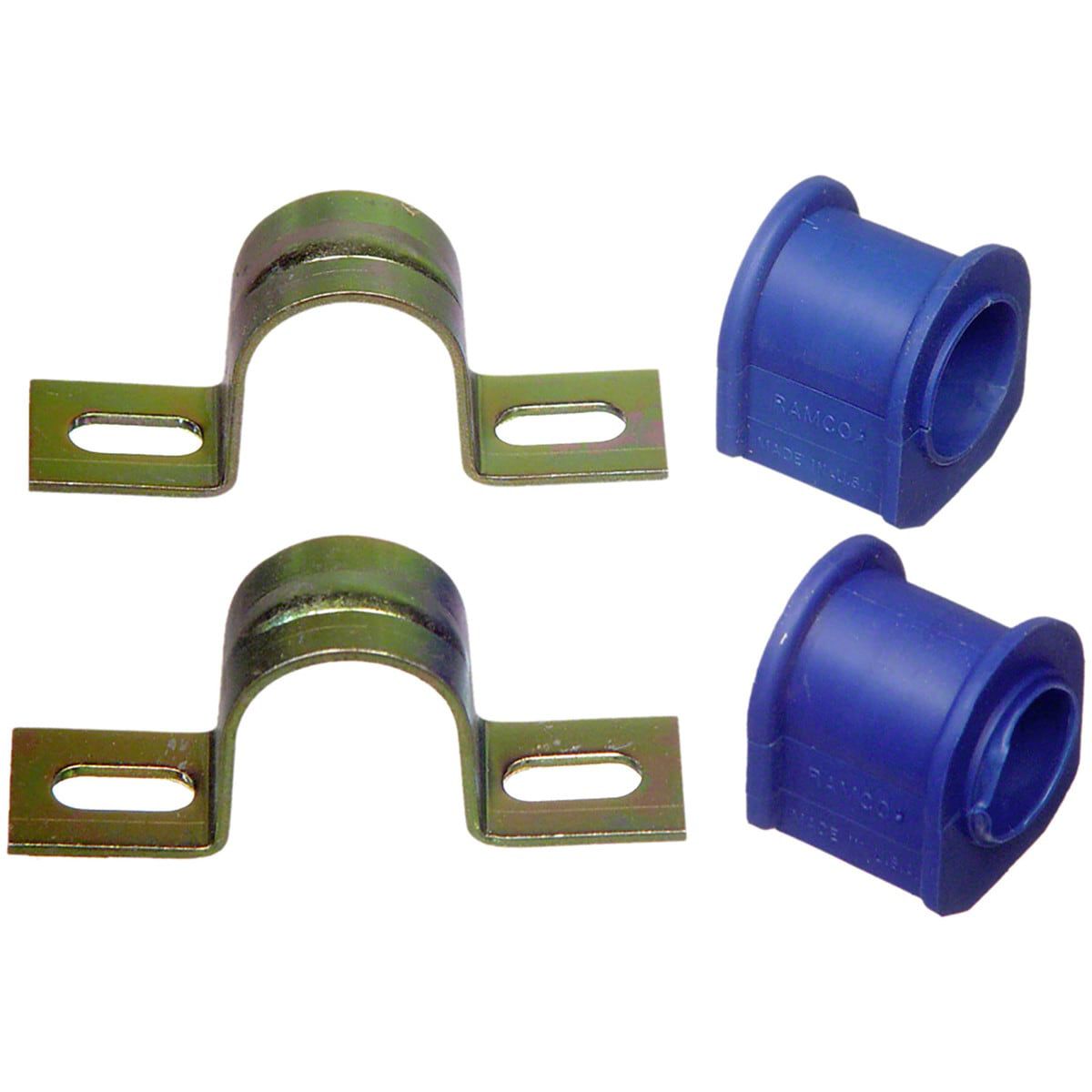 Ecklers 1-1/4-Inch Front Sway Bar Bushing and Mounting Brackets; Blue ...