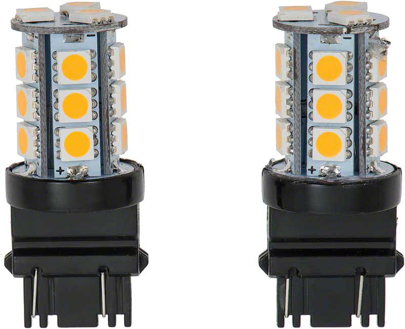 Ecklers 3157 Series 15 LED Bulb; Amber (67-92 Camaro)