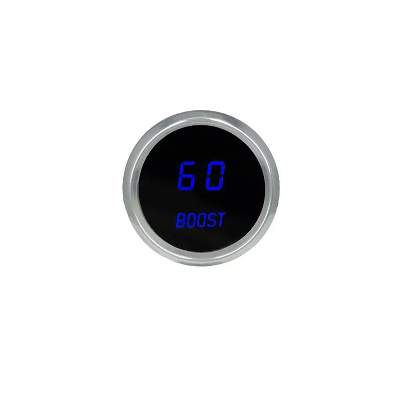 Ecklers LED Analog Bargraph Boost Gauge with Chrome Bezel; 2-1/16-Inch ...