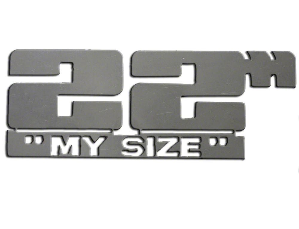 Ecklers Stainless Steel Emblem; 22-Inch My Size (Universal; Some ...