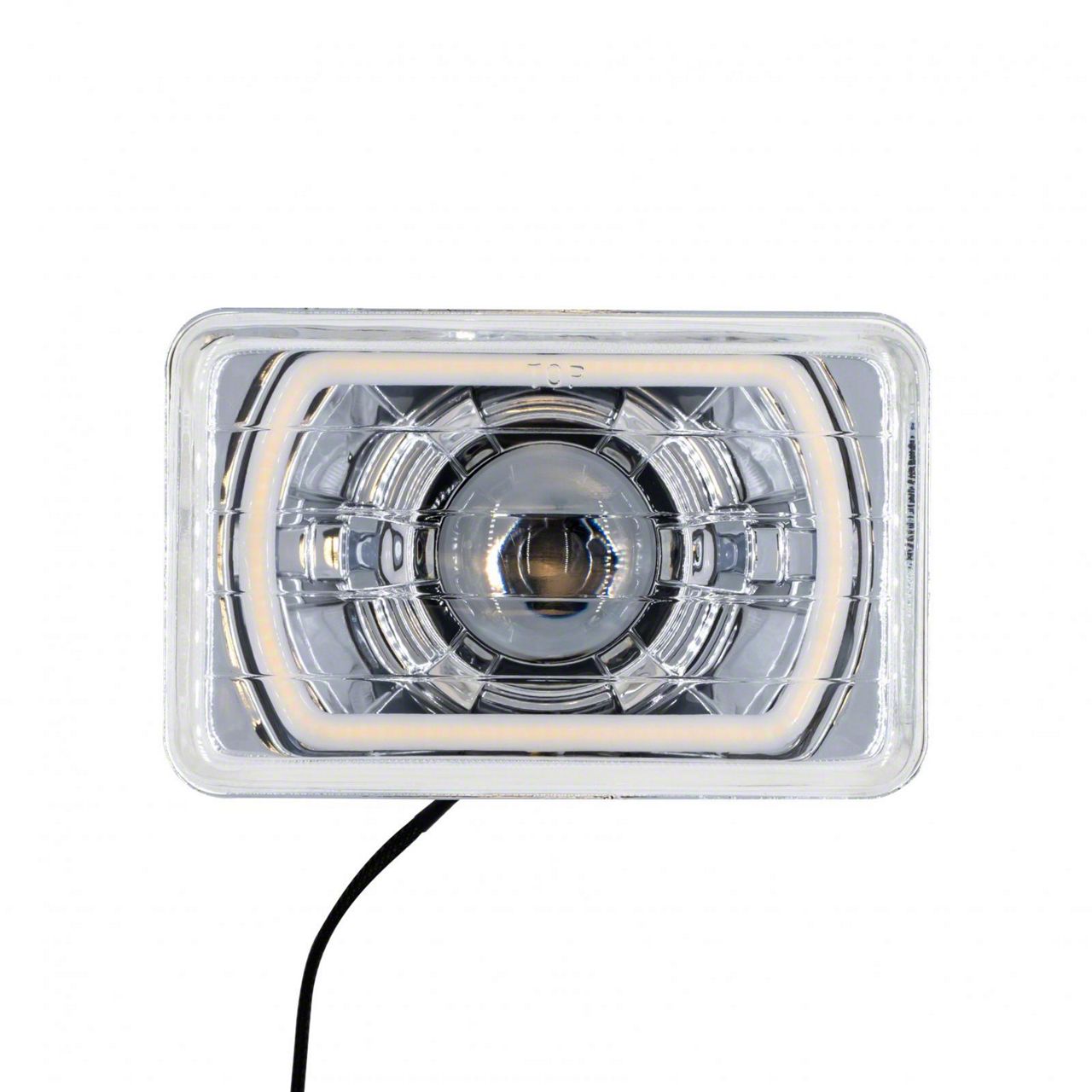 Ecklers 4x6-Inch Halogen Low Beam Projector Headlight with HDR Red ...