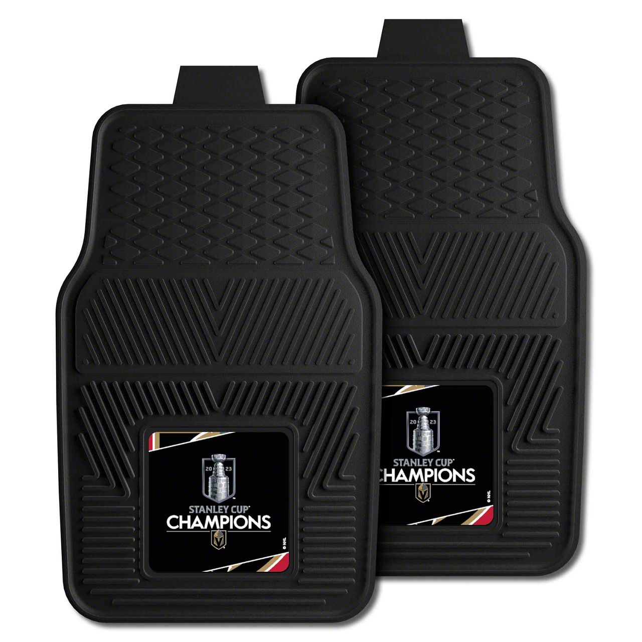 Ecklers Vinyl Front Floor Mats with Vegas Golden Knights 2023 Stanley ...