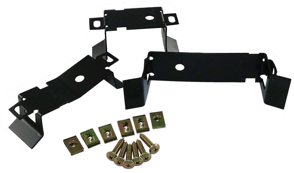 Ecklers Center Console Mounting Brackets, Manual Transmission (64-65 El ...