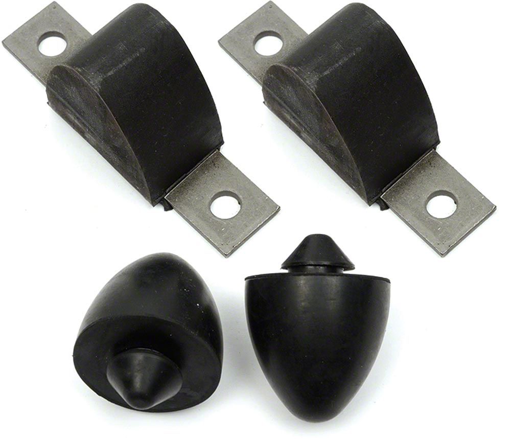 Ecklers Front Control Arm Bumpers, Rubber Lowers & Uppers Kit (59-60 El ...