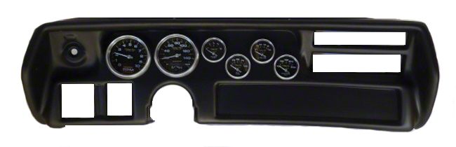 Ecklers Instrument Cluster Panel, Super Sport SS Style, Black Finish ...