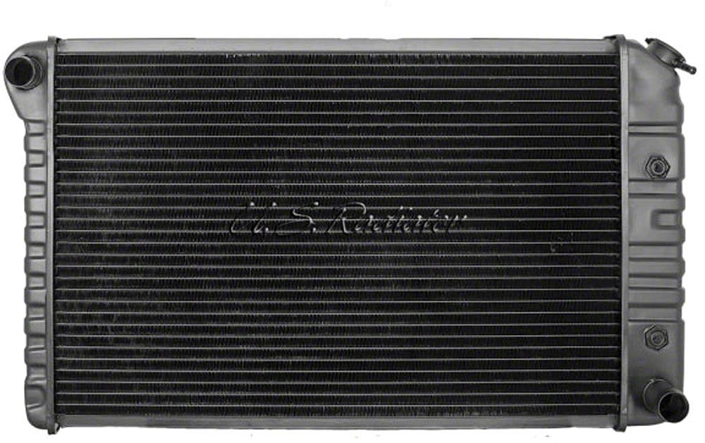 Ecklers Radiator,267-350ci,w/AC,4-Row,Dsrt,A/T,U.S. Radiator,80-87