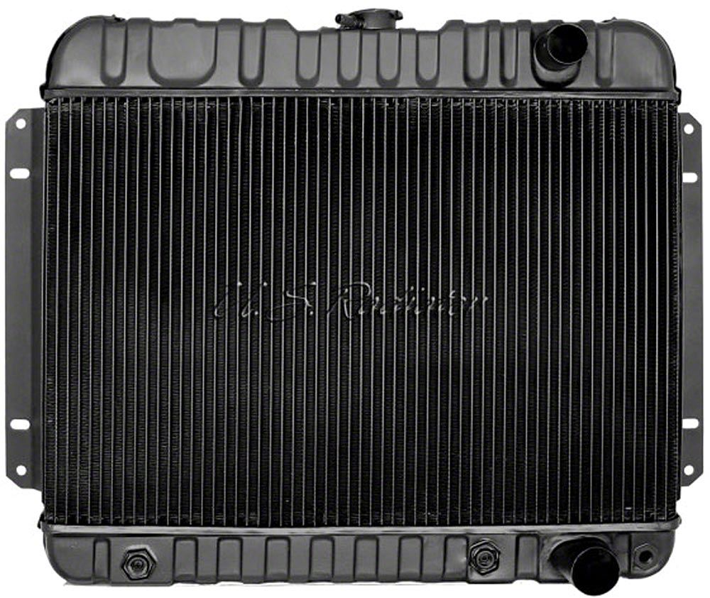 Ecklers Radiator, Small Block, 3-Row, Heavy-Duty, Straight Outlet, For ...