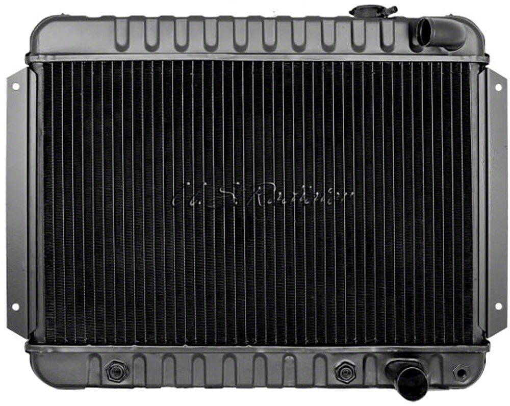 Ecklers Radiator, Small Block, 4-Row, Curved Outlet, For Cars With ...