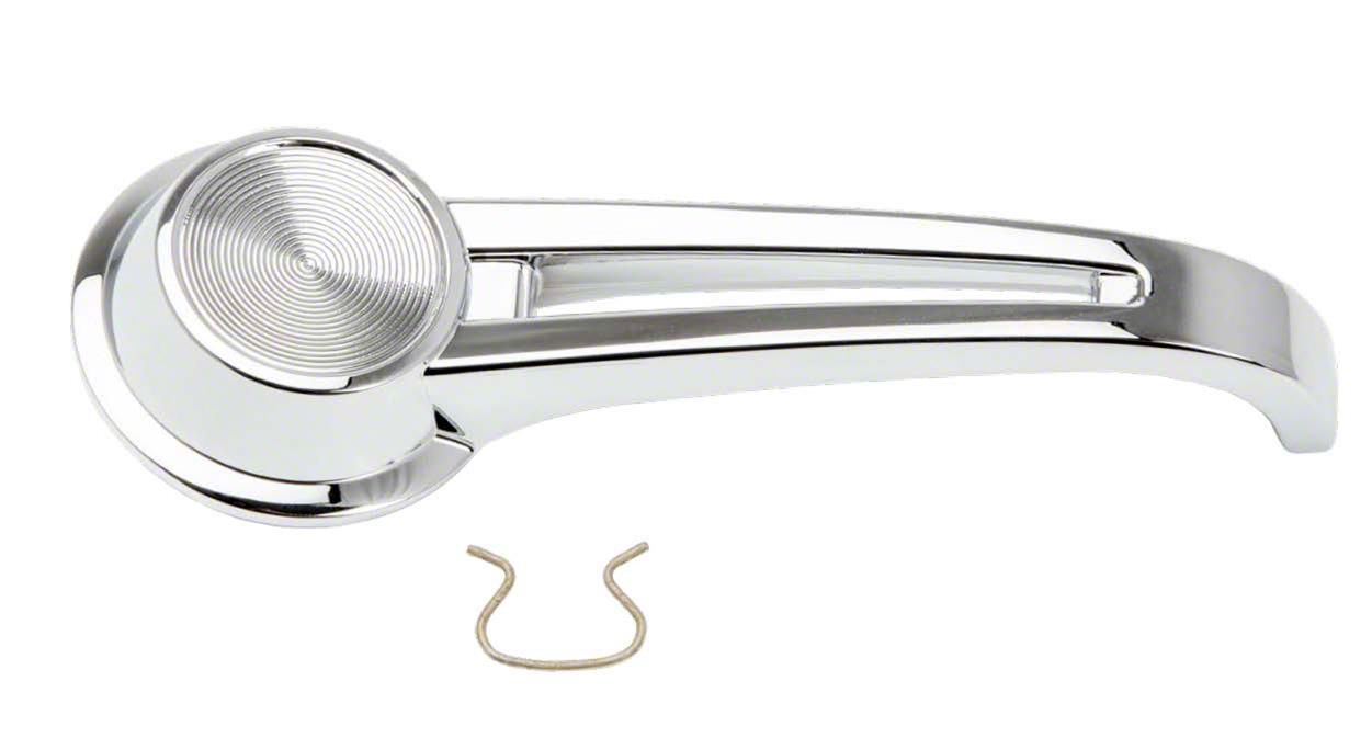 Ecklers Interior Double Arm Door Handle; Chrome (1964 El Camino)