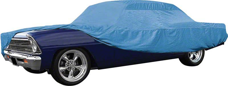 Ecklers Diamond Blue Indoor Car Cover; Blue (60-69 Falcon Coupe, Sedan)