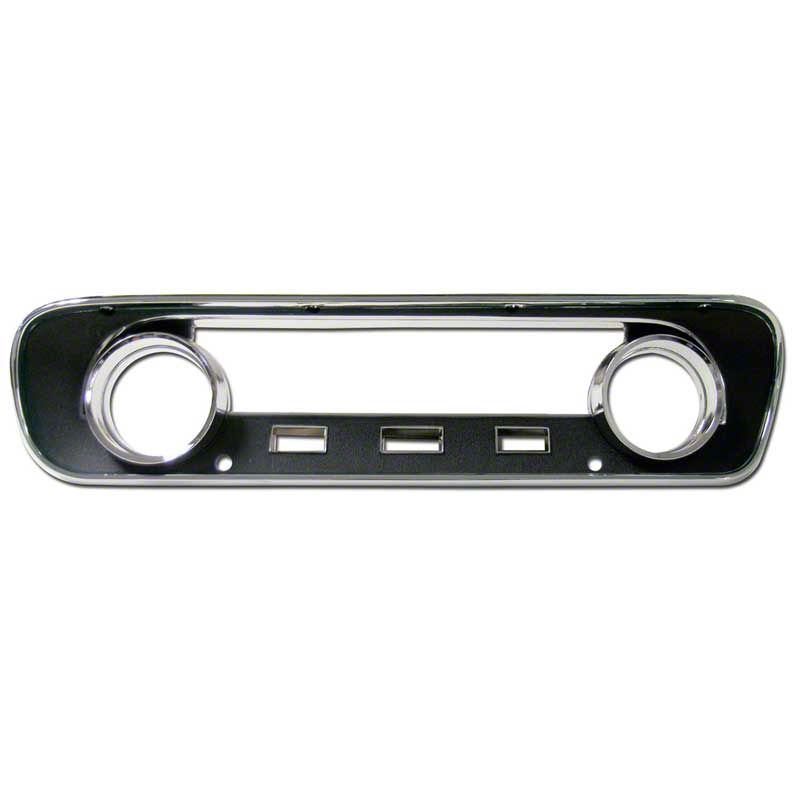 Ecklers Dash Instrument Bezel with Amp and Oil Light Openings (1964 Falcon)