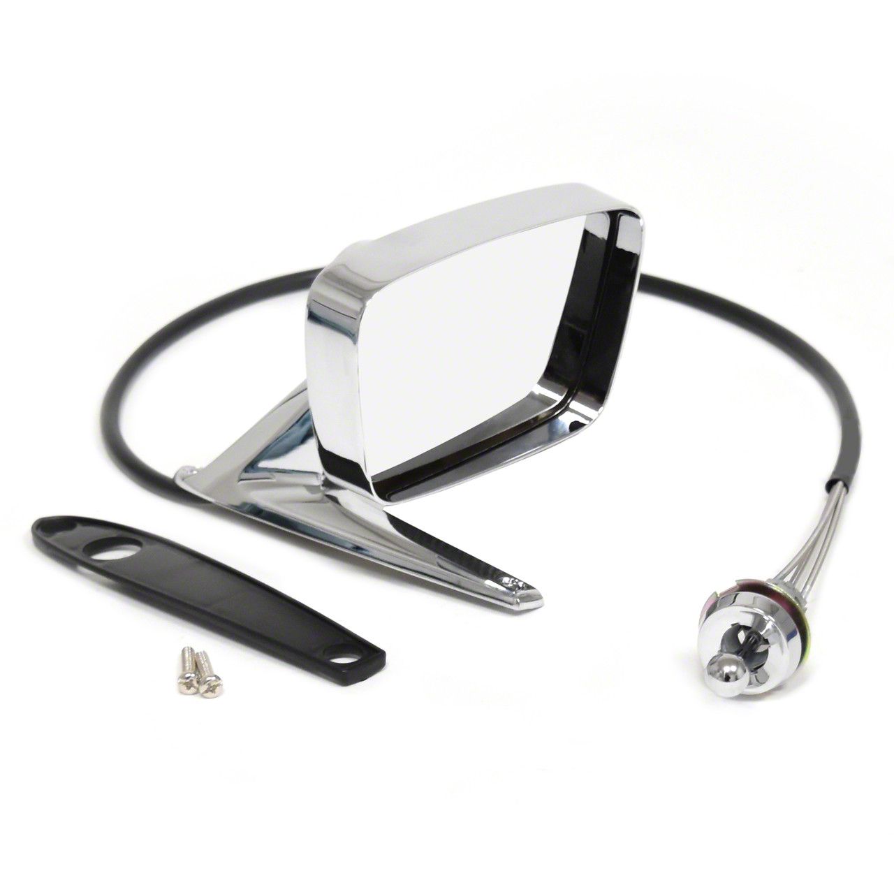 Ecklers Exterior Mirror with 32-Inch Cable; Driver Side (67-69 Falcon ...