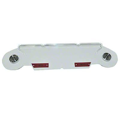 Ecklers Instrument Bezel Lens with Amp and Oil Light (1965 Falcon)