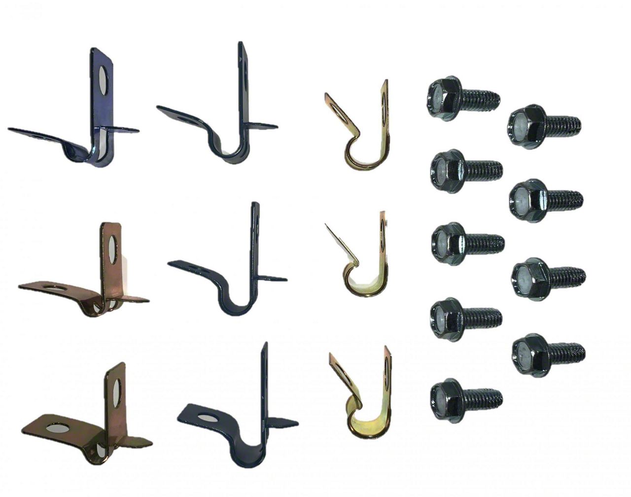 Fine Lines Ecklers Brake Line Clip Set HCK0032 (1969 Camaro)