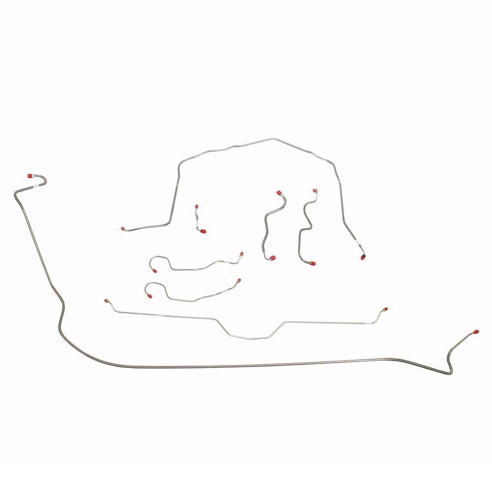 Fine Lines Ecklers Complete Brake Line Kit; Stainless VCK7002SS (70-73 ...