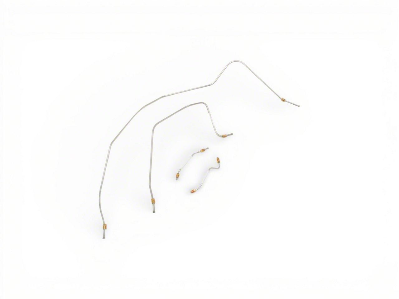 Fine Lines Ecklers Front Brake Line Kit; Stainless BKT5601SS (56-57 Bel ...