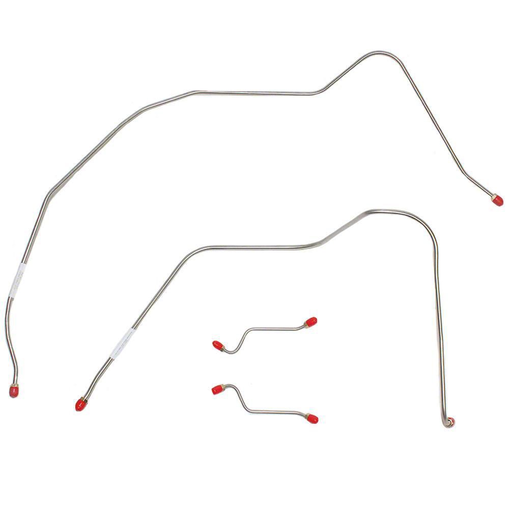 Fine Lines Ecklers Front Brake Line Kit; Stainless BKT5602SS (56-57 Bel ...