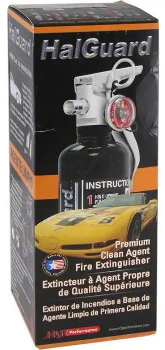 Ecklers H3r Performance Fire Extingusher Black 1 lb Halguard