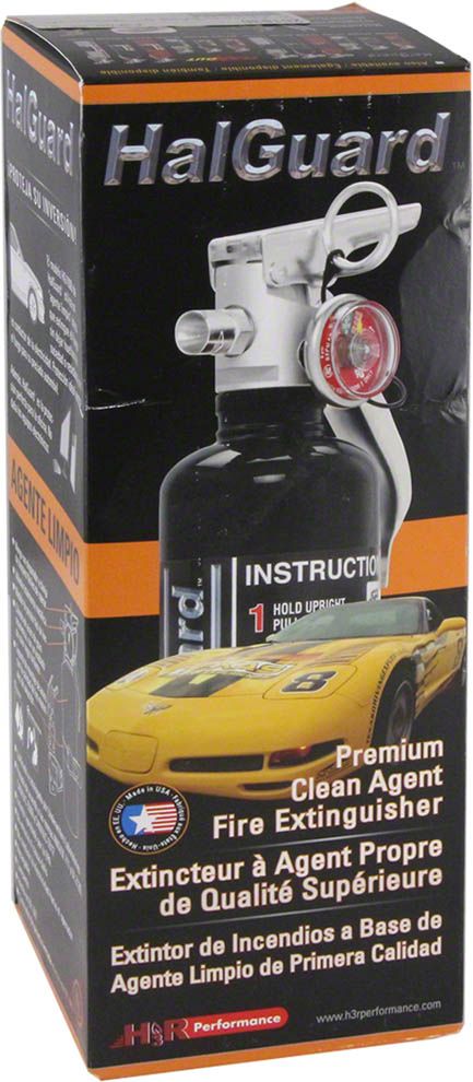 Ecklers H3r Performance Fire Extingusher Black 1 lb Halguard