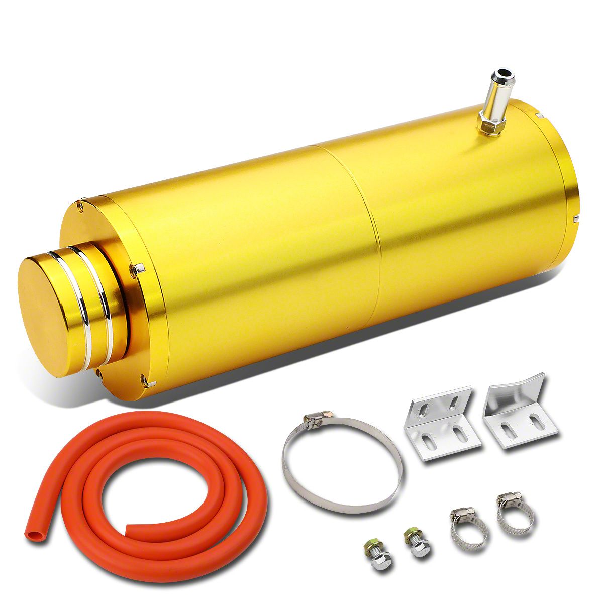 Ecklers Aluminum Coolant Overflow Tank; Gold (Universal; Some ...