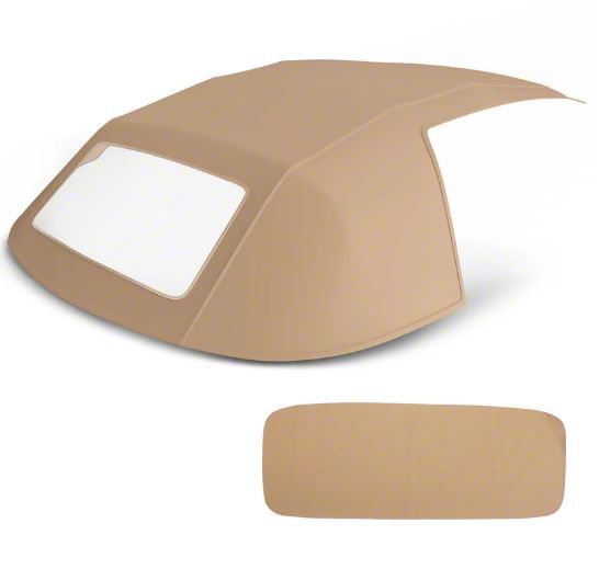 Ecklers Convertible Top with Plastic Window; Tan (94-02 Firebird ...
