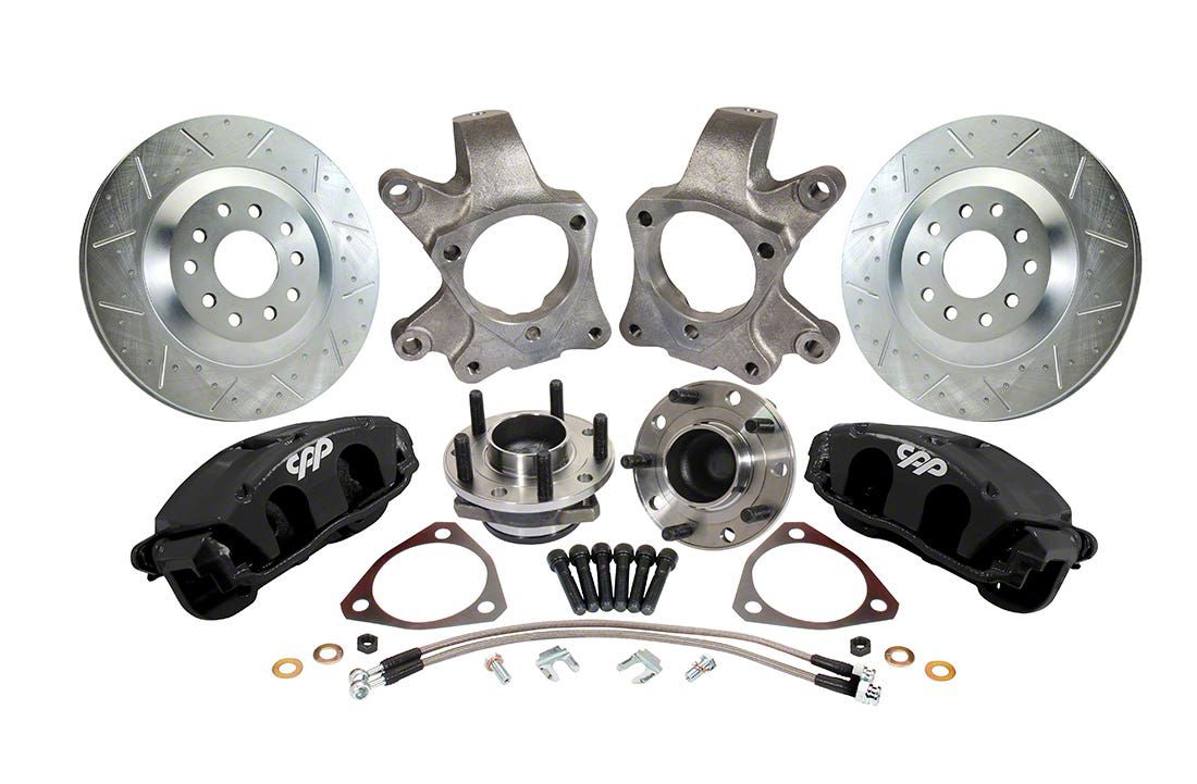 Ecklers Corvette Style Front Disc Brake Spindle Wheel Kit with C7 Hubs ...