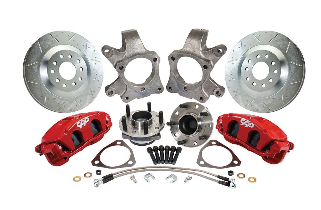 Ecklers Corvette Style Front Disc Brake Spindle Wheel Kit with C7 Hubs ...