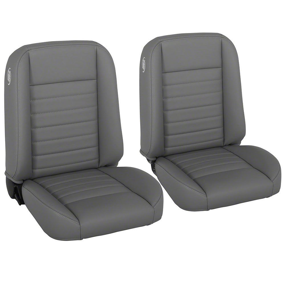 Ecklers Cruiser Collection Classic Bucket Seats; Medium Earth Grey ...
