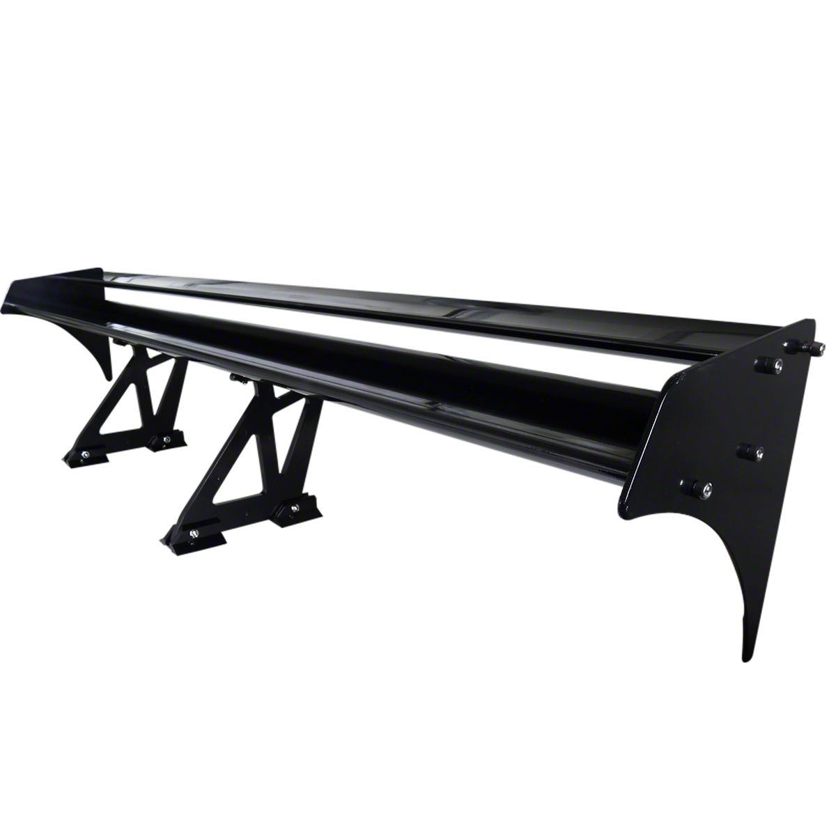 Ecklers Double Deck Aluminum Non-Adjustable Trunk Spoiler Wing; 52-Inch ...